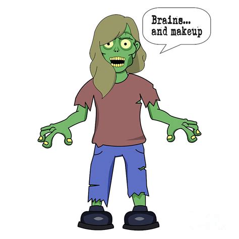 Zombie Brains And Makeup Digital Art By Bigalbaloo Stock Pixels