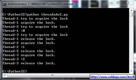 Python多线程同步lock、rlock、semaphore、event实例python脚本之家