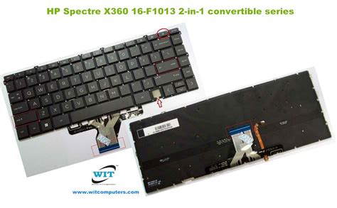 Laptop Keyboard Keypad For Hp Spectre X360 16 F0013dx 16 F0023dx 16 F1013dx 16 F1023dx 16