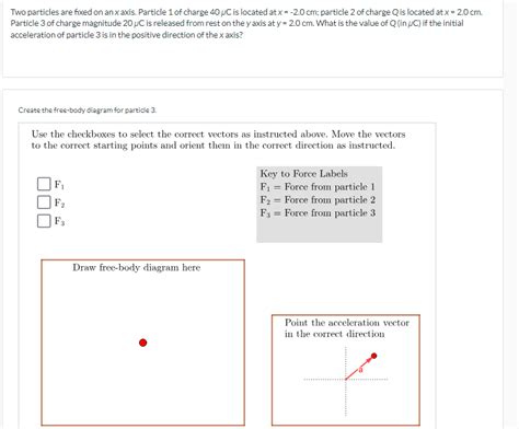 solved two particles are fixed on an x ﻿axis particle 1 ﻿of