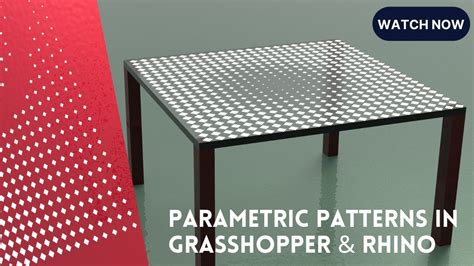 Exploring Parametric Patterns In Grasshopper 3d Rhino Tutorial Youtube