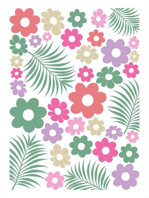 Abstract Flower Design With Retro Energy 60440362 Vector Art At Vecteezy