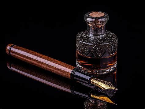 Traditional Writing Tool Set With Ink Carrier