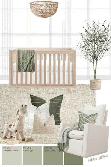 Gender Neutral Nursery Mood Board Hidden Hills Home