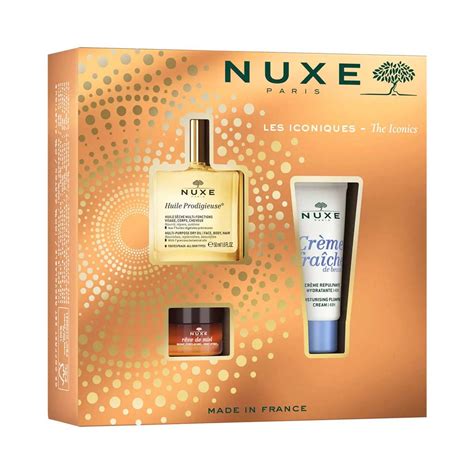 Nuxe ნუქსი ნაკრები Iconics მშრალი ზეთი 2752