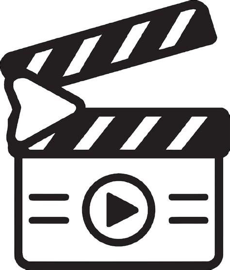 Premium Vector Action Cue Dynamic Vector Icons For Clapperboard Designs