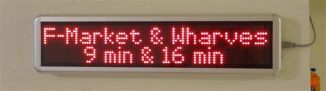 Sf Muni Led Sign At Home With Raspberry Pi A Foo Walks Into A Bar