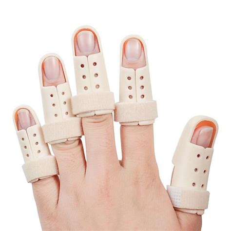 2 Pcs Basketball Finger Protector Finger Fracture Fixation Splint