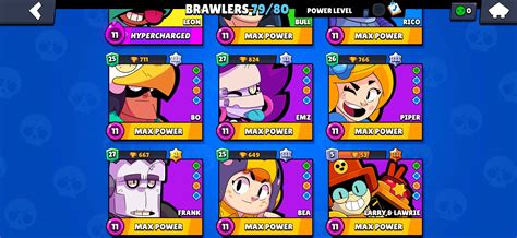 Compra 🔥 23 Maxed 295k Trophies🏆7979 Brawlers57 Skins