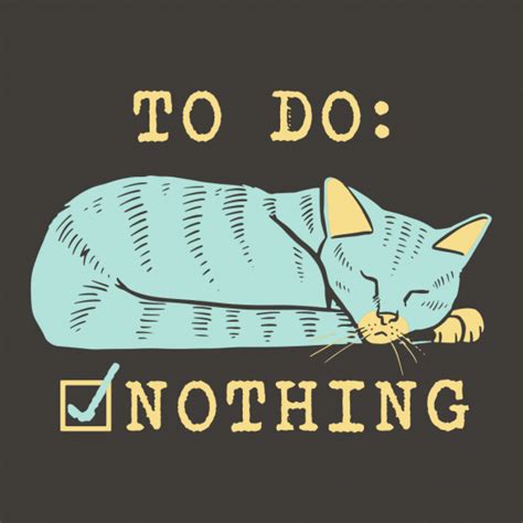 To Do Nothing Cat Tshirts Funny Cat Tshirt Funny Cats