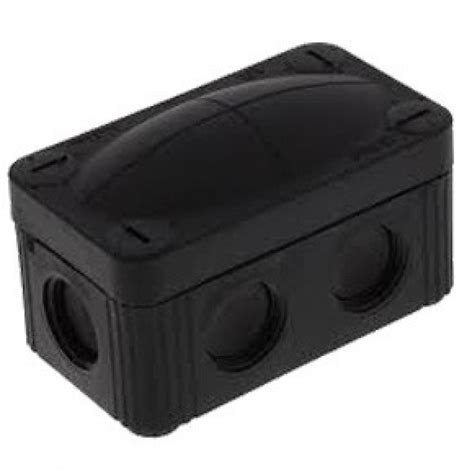 WISKA COMBI 206 IP66 BLACK JUNCTION BOX