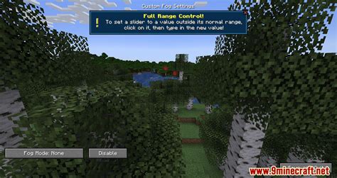 Custom Fog Mod 1 18 2 1 16 5 Fog Around The World Mc Mod Net
