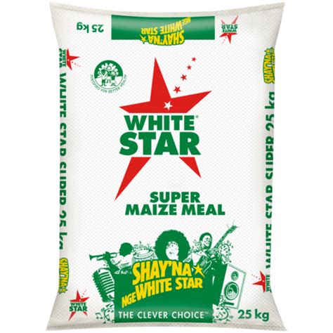 White Star Super Maize Meal 25kg Porridge Maize Meal And Pap