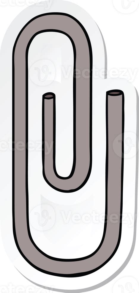 Pegatina De Un Clip De Dibujos Animados 45105119 Png