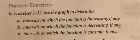 solved 1 practice exercises in exercises 1 12 use the