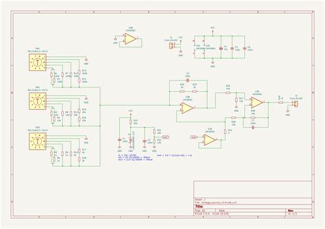 fully analog digitally controlled voltage source
