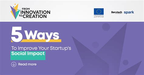 5 Ways To Improve Your Startups Social Impact Berytech