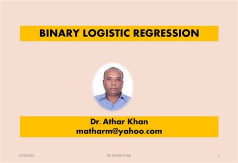 Binary Or Binomial Logistic Regression Pdf
