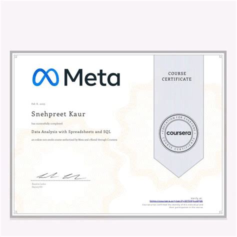 Dataanalytics Sql Spreadsheets Continuouslearning Meta Coursera