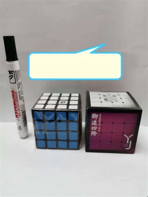 Jual Mainan Magnetic Rubic Cube Rubik 4x4 Box Asah Otak Premium Import