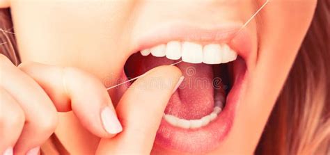 Lips Tongue Out Beautiful Woman Nude Girl Close Up Macro With