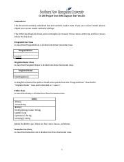 CS Project One UML Diagram Text Version Docx CS Project One UML Diagram Text Version