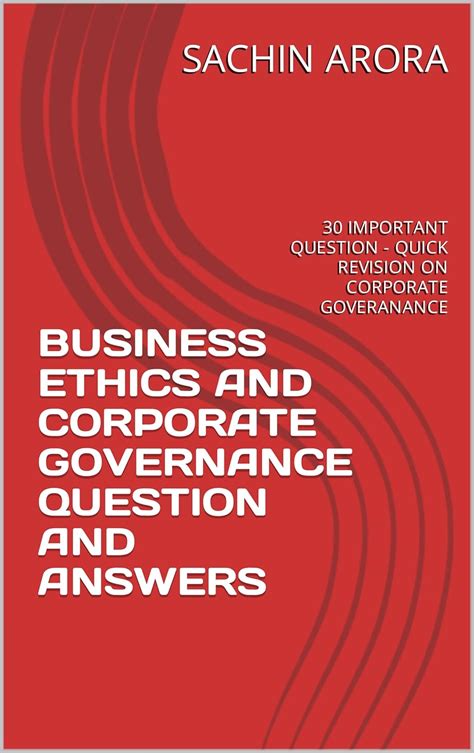 Business Ethics And Corporate Governance Question And Answers Important Question Quick