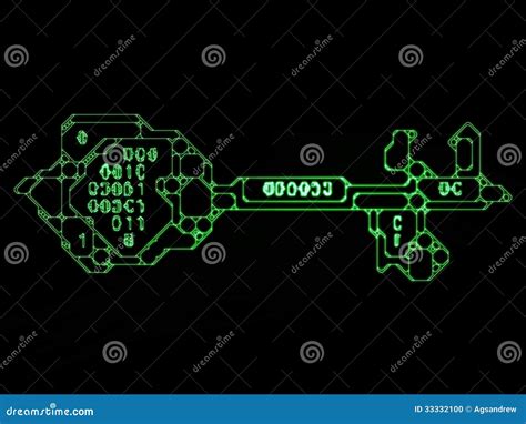 Numbers Of Key Code Stock Illustration Illustration Of Break 33332100