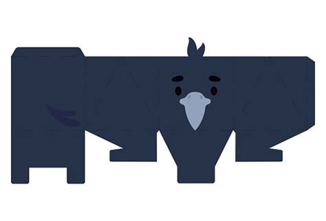 파티 는 과자 사탕 작은 선물 빵집을위한 상자 까마귀 디자인을 선호합니다 패키지 템플릿 어떤 목적을 위한 훌륭한 디자인 생일 베이비 샤워 할로윈 크리스마스 벡터 스톡