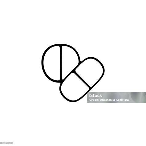 약물 정제 아이콘입니다 의약품 의약품 알약 캡슐 처방약 벡터 블랙 라인 아이콘 0명에 대한 스톡 벡터 아트 및 기타 이미지 0명 건강 진단 건강관리와 의술 Istock