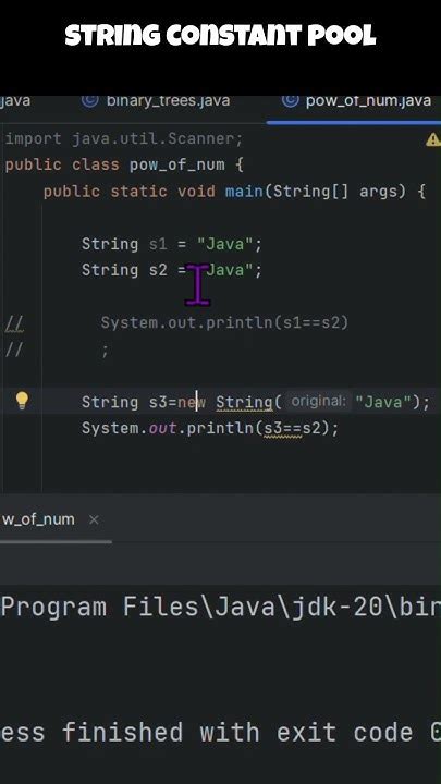 What is Java String Pool? | Quick Explanation #javaprogramming - YouTube