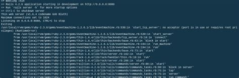 Cloud9 Ide Cant Start Rails Developmentcloud 9 Stack Overflow