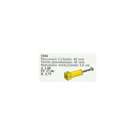 Lego Pneumatic Piston Cylinder 48 Mm Yellow Set 5104 Brick Owl Lego