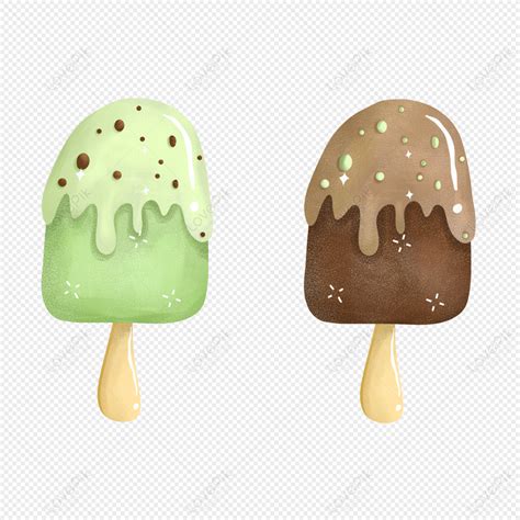 여름 아이스크림 장식 패턴 Png 일러스트 무료 다운로드 Lovepik