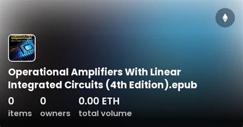 Operational Amplifiers With Linear Integrated Circuits 4th Edition Epub Collection Opensea
