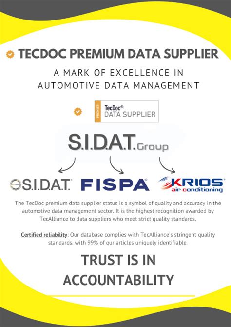 Tecdoc Premium Data Supplier S I D A T S P A