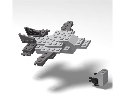 Lego Moc Fighter Jet By Legobuilder98 Rebrickable Build With Lego