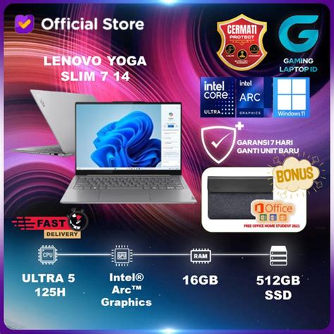 Promo Lenovo Yoga Slim Oled Touch Ultra H Gb Gb W Ohs Standar Cicil