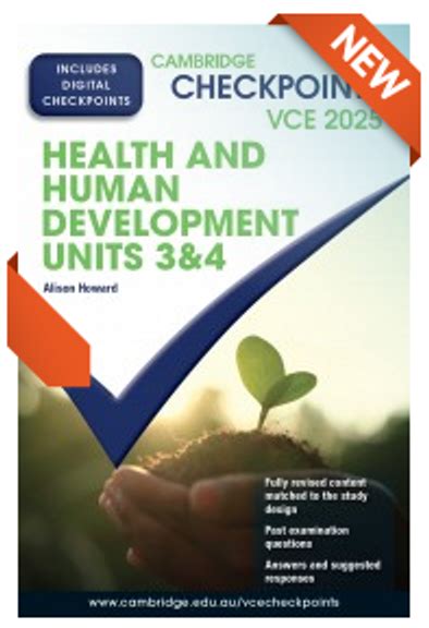 Buy Book Cambridge Checkpoints Vce Health And Human Development Units