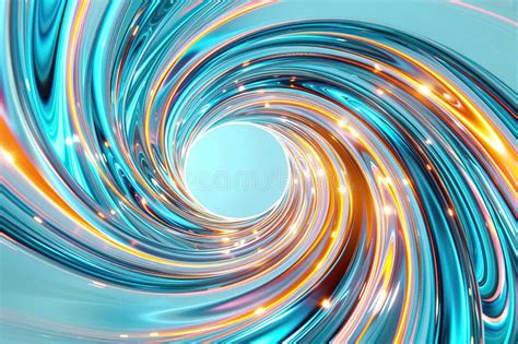 Abstract Background Light Speed Effect Swirling Light Streaks Radiating Vortex Digital