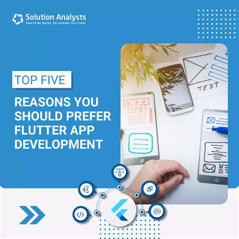 top five reasons you should prefer flutter app development ppt
