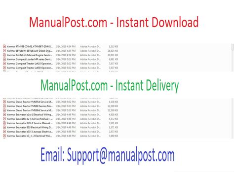 Yanmar Operation And Maintenance Manual Service Manual Wiring Diagrams