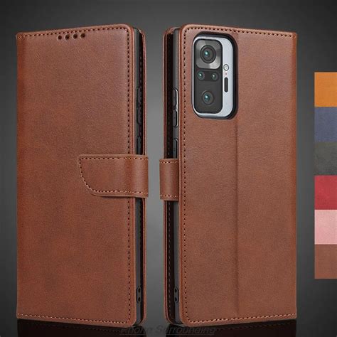 Étui Portefeuille En Cuir Pour Xiaomi Redmi Note 10 Pro Test Et Avis