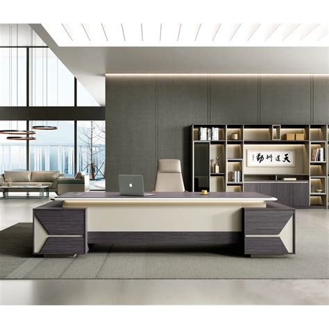 Modern Luxury European Germany Style Office Furniture Set Wood