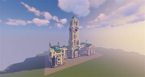 Collonial Style Town Hall Minecraft Map