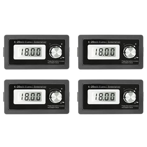 4x New 2 Wire 4 20ma Current Signal Generator Panel Mounted Current