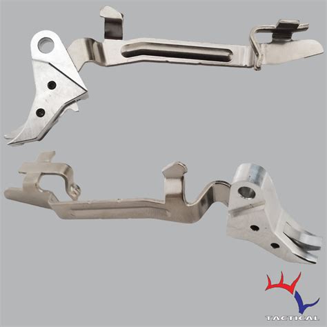 Silversilver Billet Trigger With Bar Glock Compatible By Tf Tactical