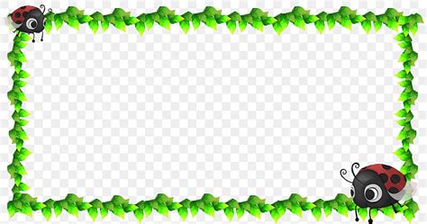 Ladybug Border