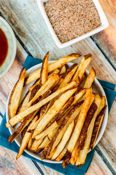 Air Fryer Hand Cut Fries With Seasoned Salt Veggies Save The Day