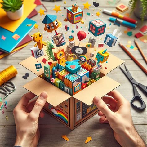 Unveil The Fun Diy Pop Up Cubes In A Box Artnew8